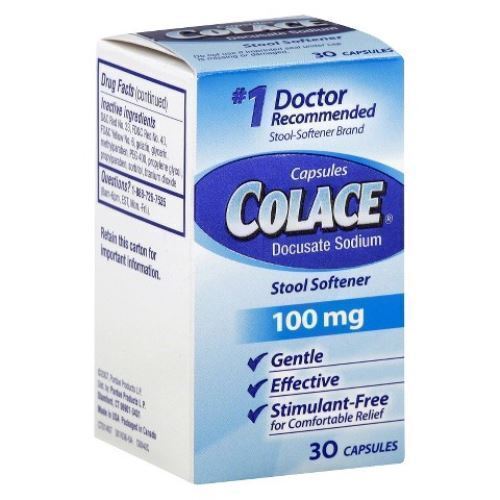 Colace 100mg Capsule 30ct | eBay Australia