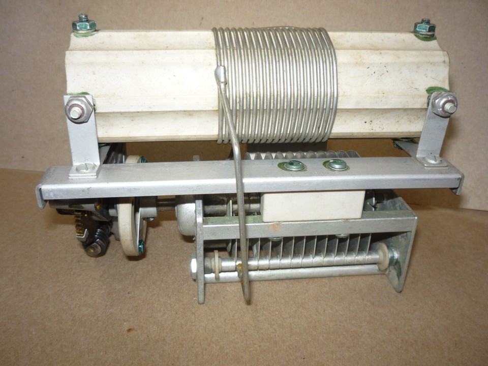 LARGE TUNING GANG MECHANISM FROM HAM MILITARY SHORTWAVE RADIO ESTATE ...