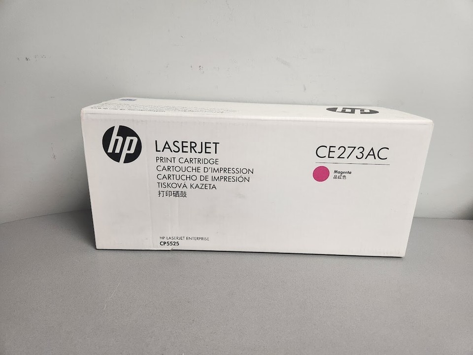 HP 650A CE273AC, Magenta Toner Cartridge LaserJet CP5520, | eBay