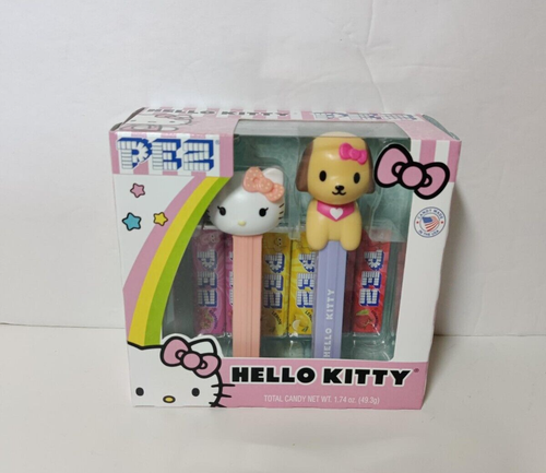 HELLO KITTY Pez Gift Set HELLO KITTY & HELLO KITTY PUPPY Released 2023 ...
