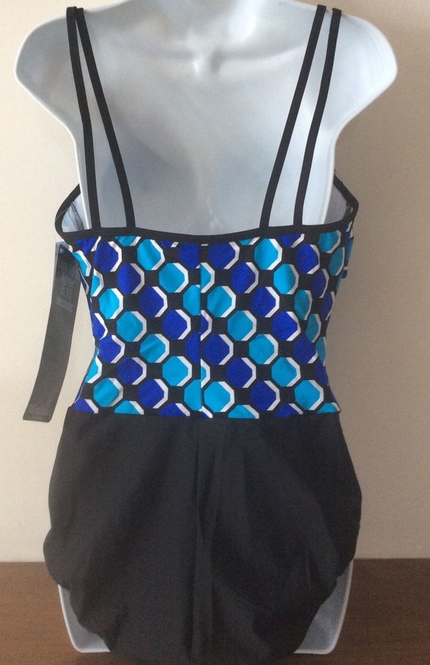 NWT 20% off Miraclesuit Bethany Black Swimsuit. Size 10.. | eBay