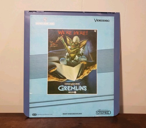 Vintage 1984 Gremlins CED Videodisc RCA SelectaVision Steven Spielberg ...
