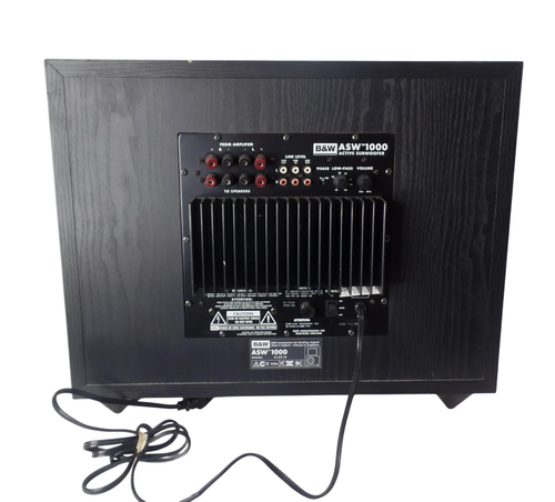 B&W Bowers & Wilkins ASW 1000 Watt 12 Inch Powered Subwoofer - Free ...