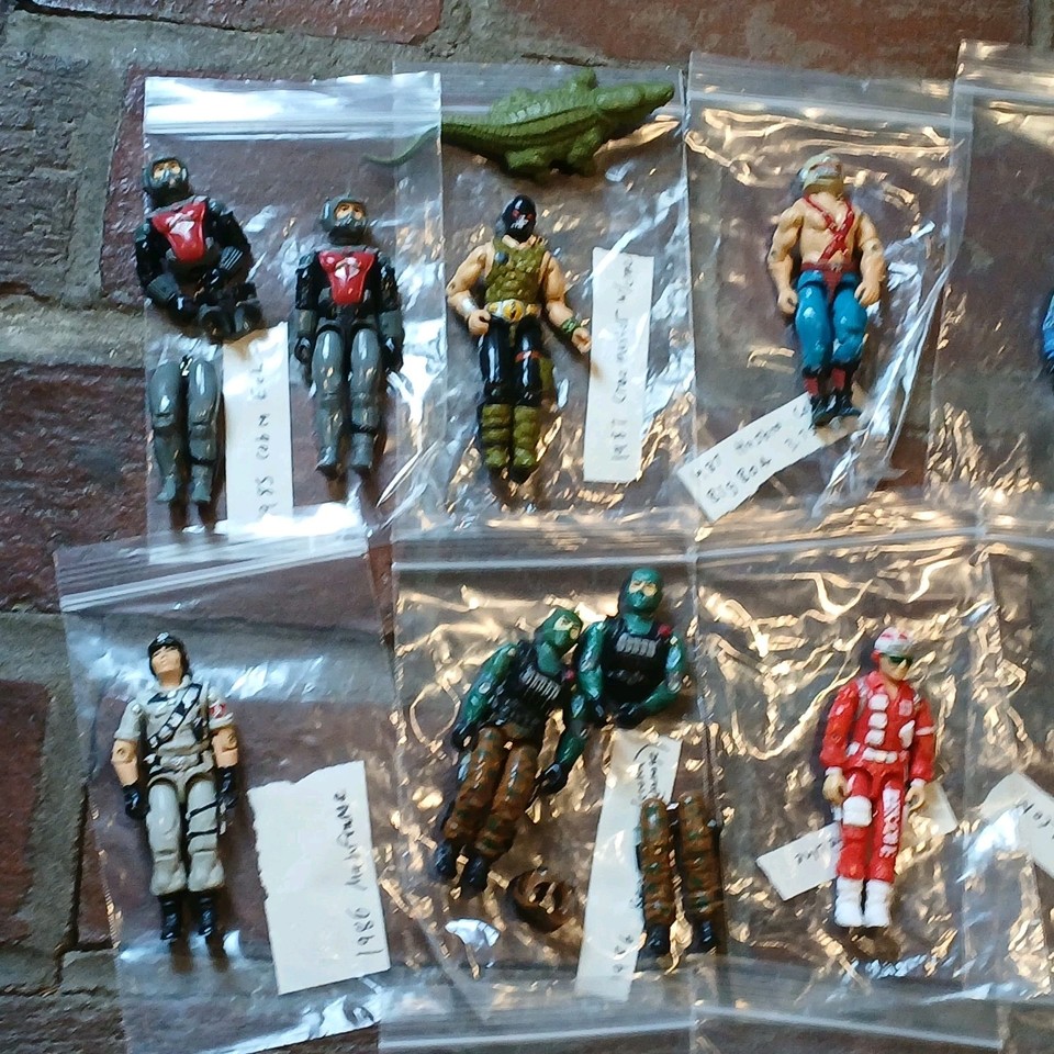 VTG GI JOE LOT OF 51 1980s (36) 90S (10) 2000S(5)3.75 ACTION FIGURES ...