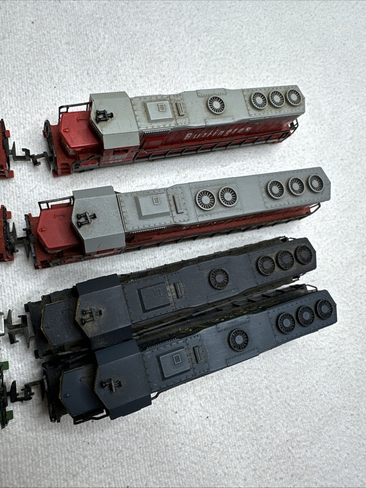 Lot of 8 N scale train engines - model power Life Like? yugoslavia ...