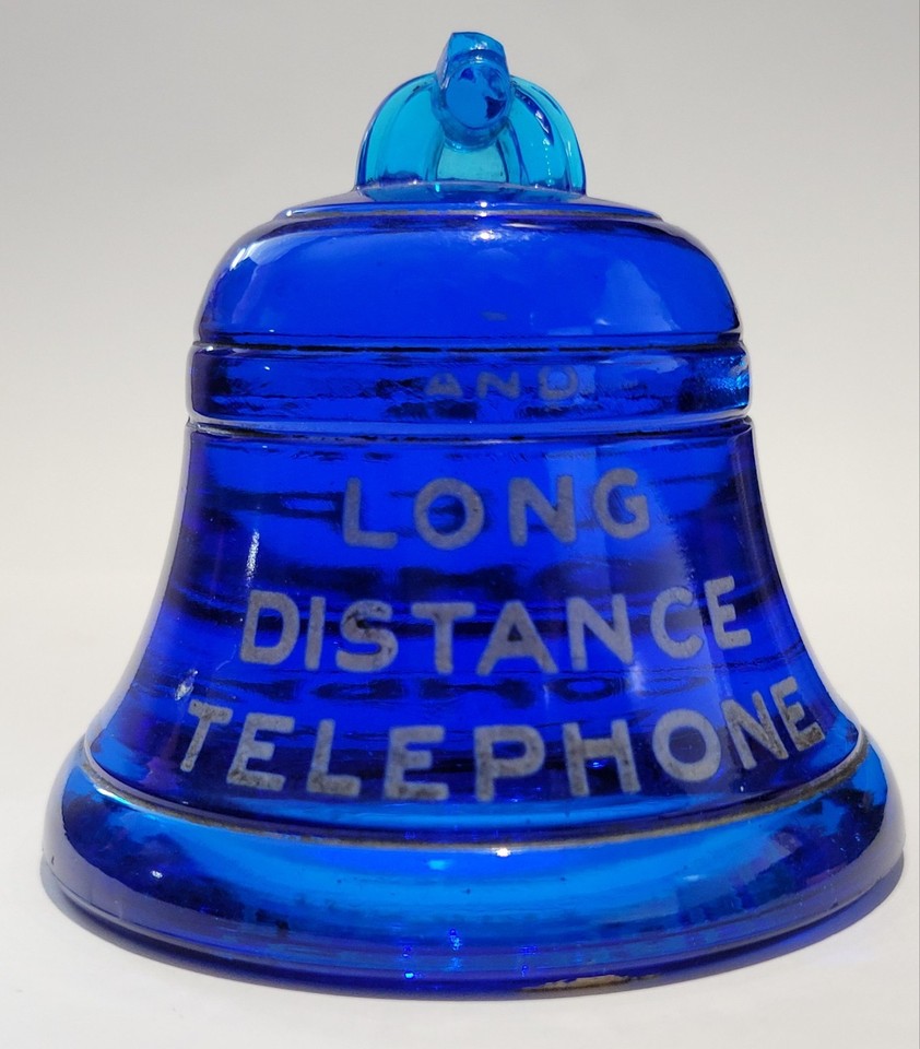 Fairly Rare Bell System Nebraska Telephone Co Cobolt Blue Glass ...