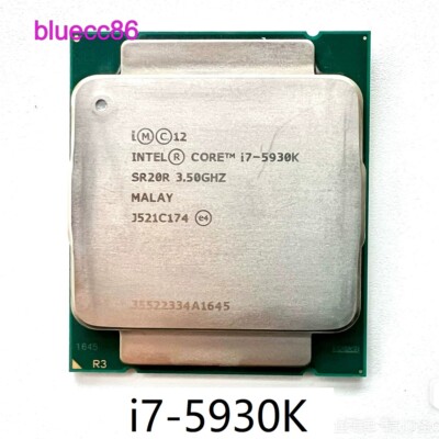 Intel Core i7-5930K FCLGA2011 CPU Processor 3.5GHz 6C/12T 15MB | eBay