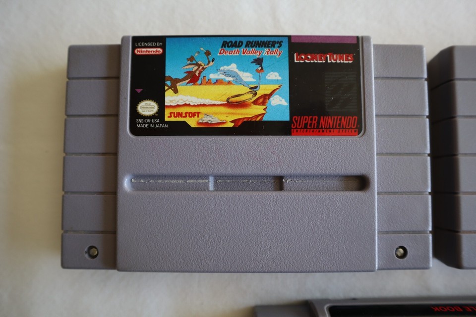 Super Nintendo SNES Taz-Mania - Road Runners - Jungle Book Video Games Lot Of 3 | eBay