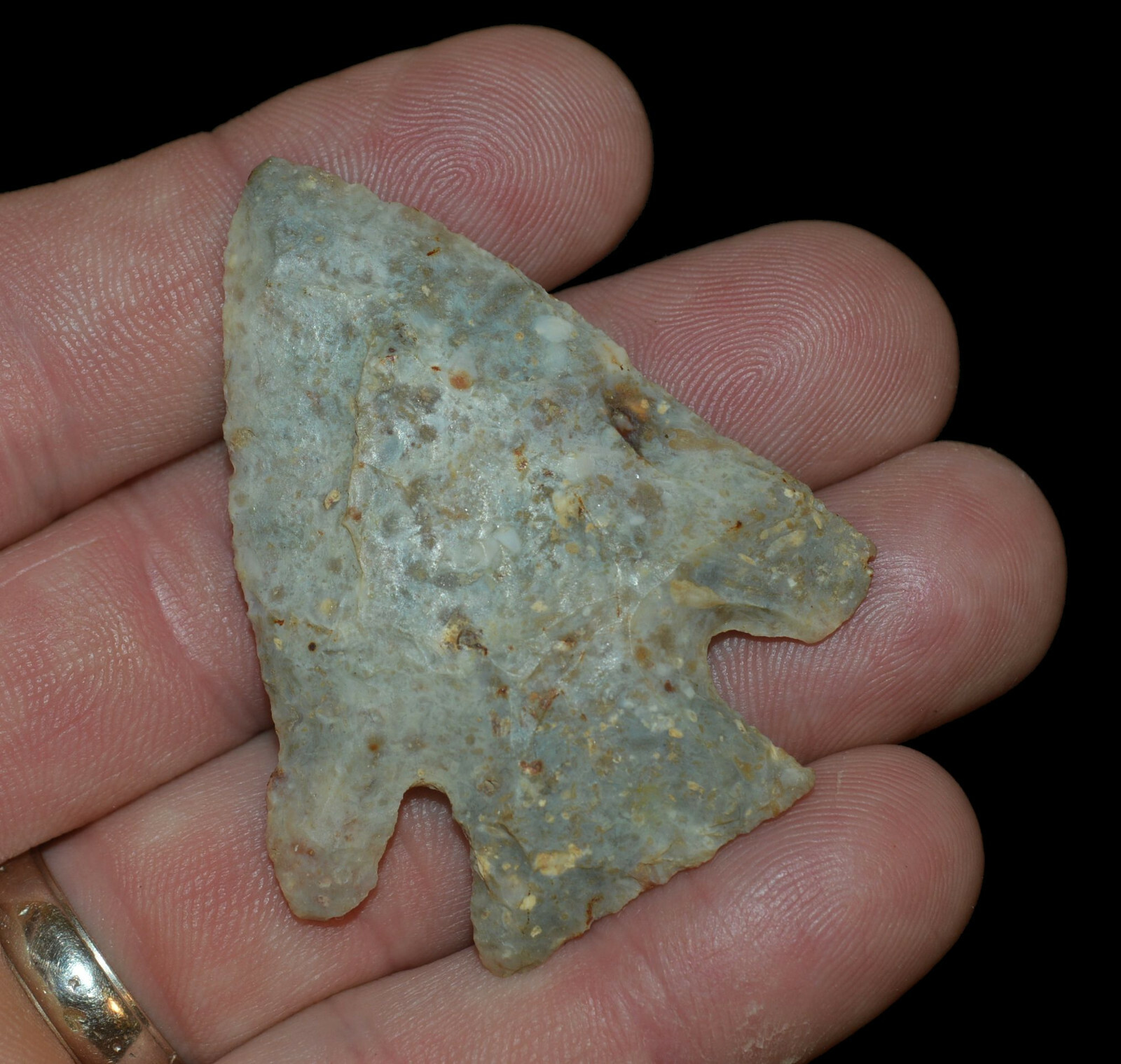 KIRK CORNER NOTCH CENTRAL TENNESSEE INDIAN ARROWHEAD ARTIFACT ...