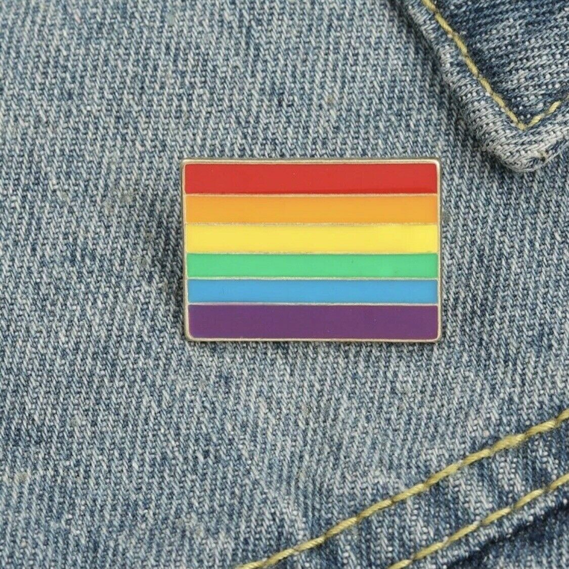 Rainbow LGBT Gay Pride Enamel Pin Metal Pin Brooch Pin Rainbow Flag Aus ...