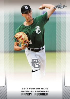 10-Count Lot Randy Abshier 2017 Leaf Perfect Game NIKE All-American ...