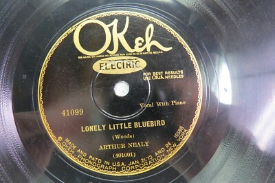 Arthur Nealy - OKEH 41099 - Lonely Little Bluebird & Chicquita | eBay