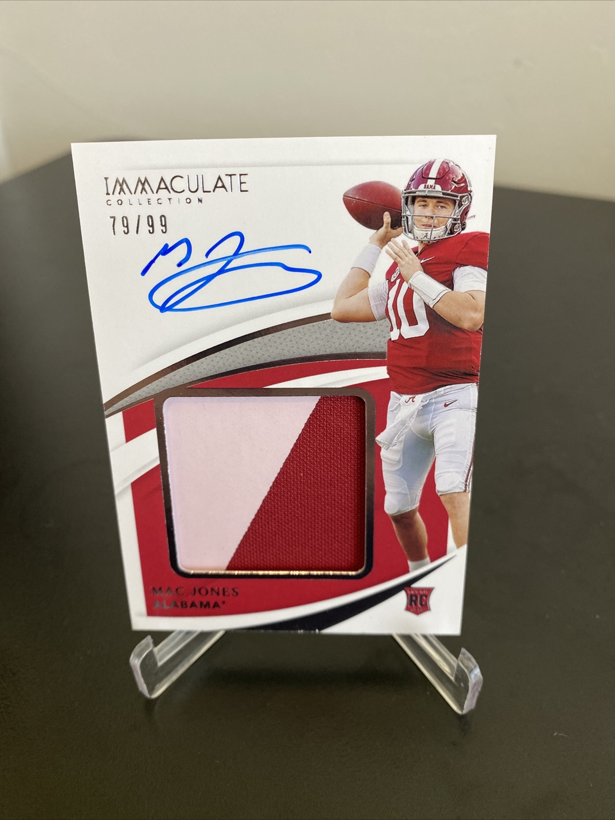2021 Immaculate Mac Jones RPA /99 RC On Card Auto 2 Clr Patch Rookie | eBay
