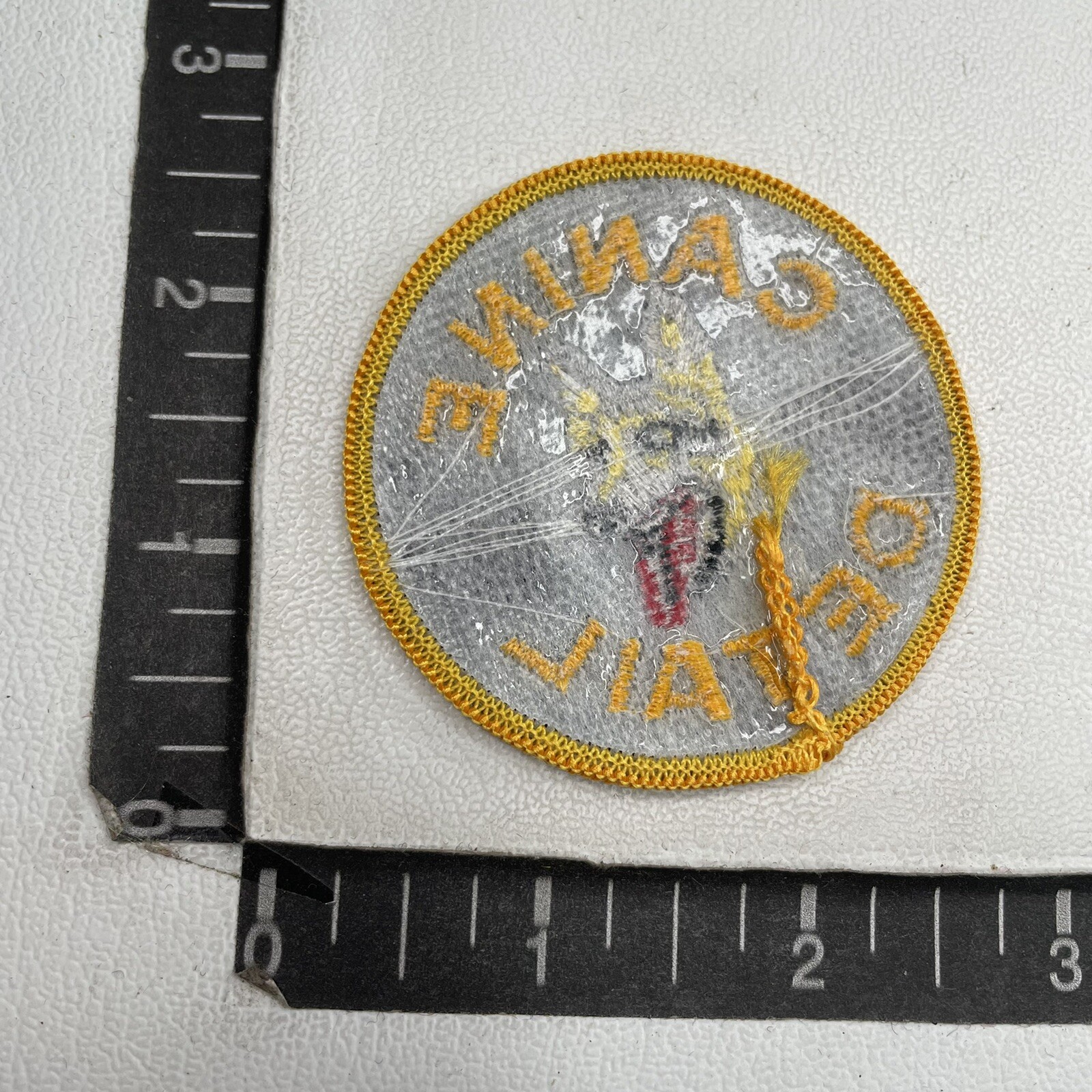 Vtg Police Dog Patch CANINE DETAIL 00DM | eBay