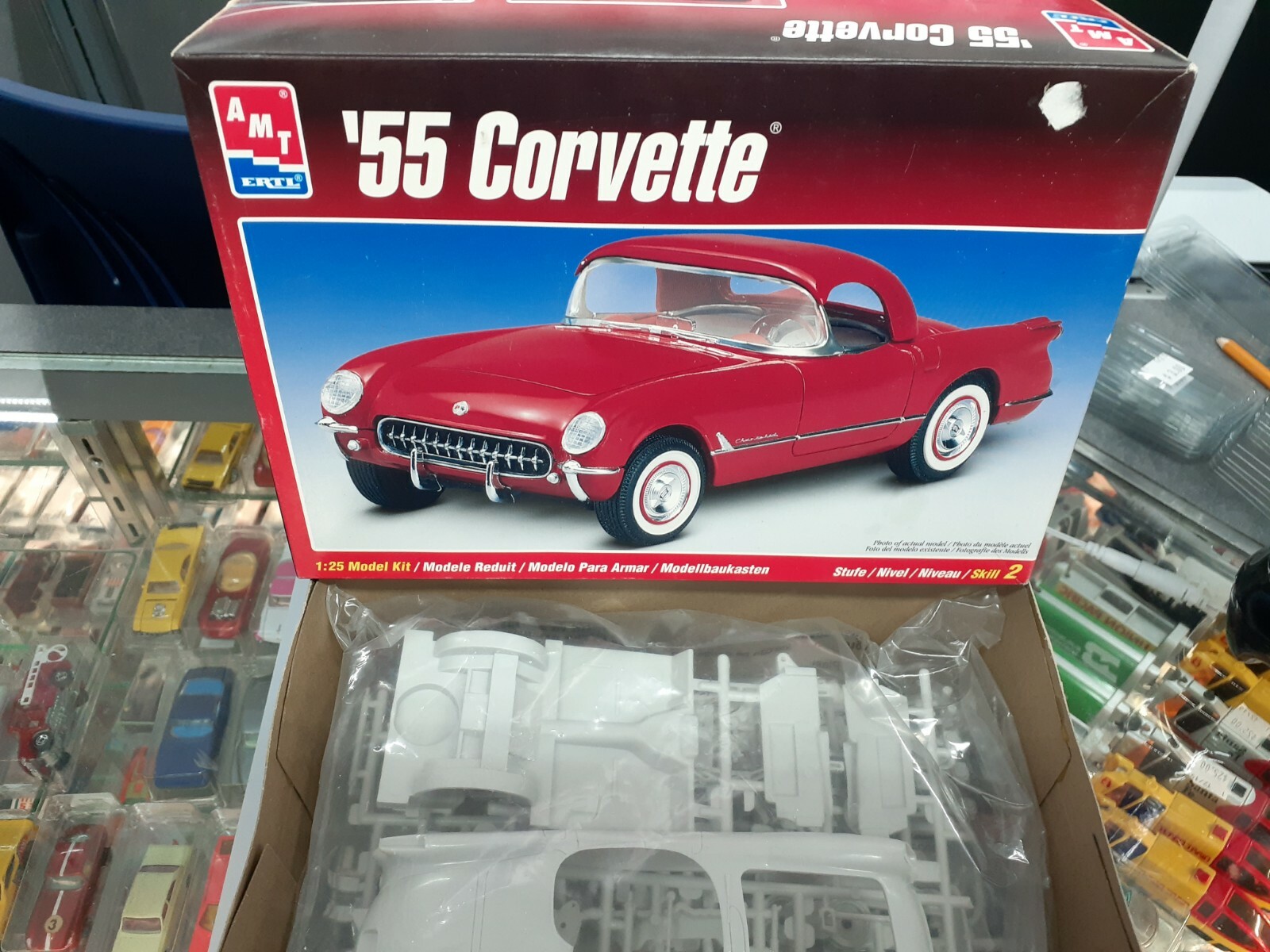 AMT '55 Corvette Model Kit 1/25 | eBay