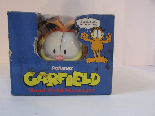GARFIELD The CAT Pollenex Brand HAND-HELD MASSAGER IN BOX NOS Works w ...