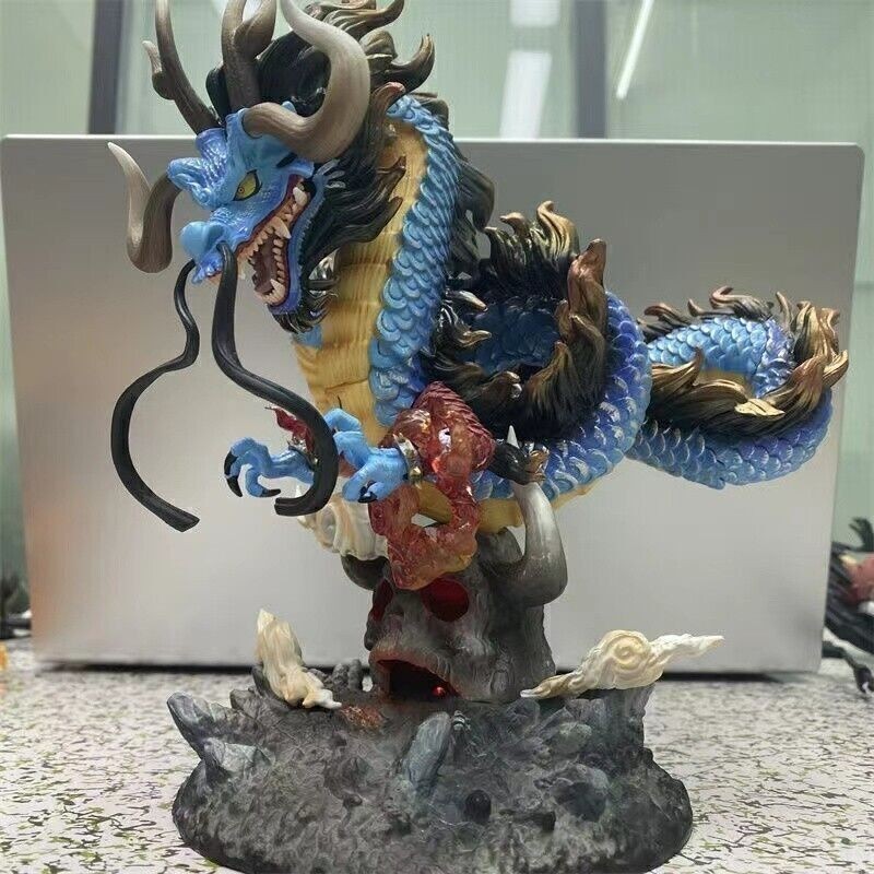 Anime One Piece Figure Kaido Dragon PVC Action Figure Model Statue Toys ...