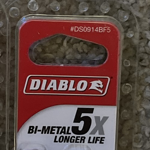 Diablo DS0914BF5 Bi-Metal 14/18 TPI 5 Reciprocating Saw Blades 3 Packs ...