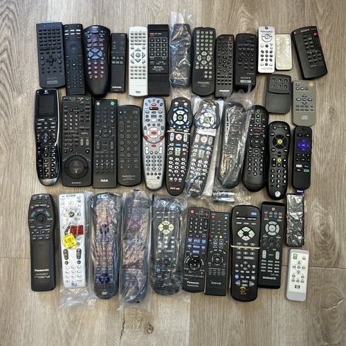 Lot Of 30 Remotes Sony Panasonic Samsung Xfinity Verizon Roku Sylvania ...