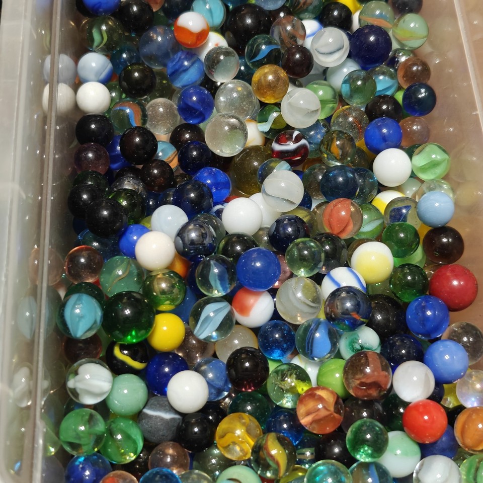 Large Lot Of Marbles - 20 Lbs Pounds Mixed Lot Estate Found | eBay