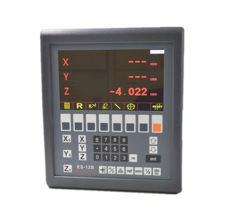 ES-12B 3 Axis Digital Controller Readout DRO System For Lathe Milling ...