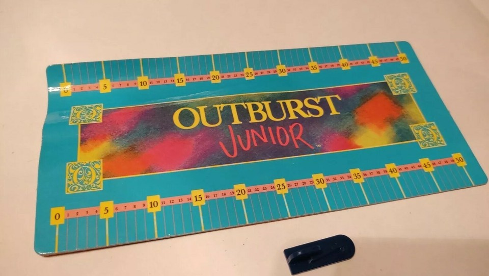 Outburst JR Board Game Scorecard glide bonus cards Replacement Parts ...