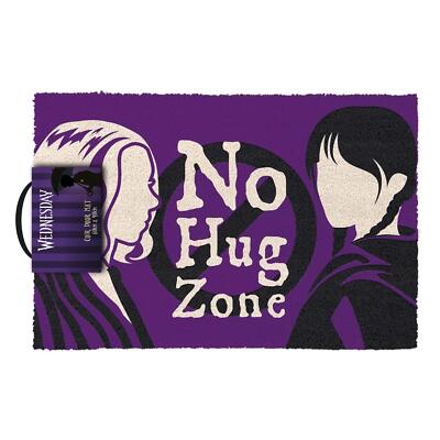 Wednesday Fußmatte No Hug Zone | eBay