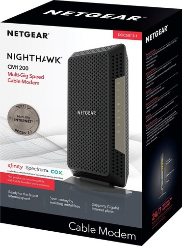 NETGEAR Nighthawk CM1200-100NAS DOCSIS 3.1 Cable Modem BRAND NEW/ NEVER ...