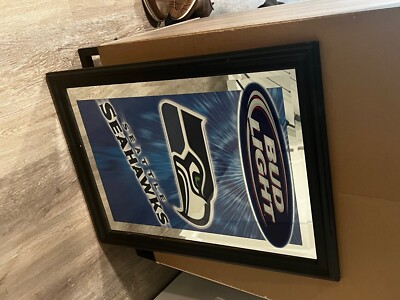 Seahawks bud light nfl mirror | eBay