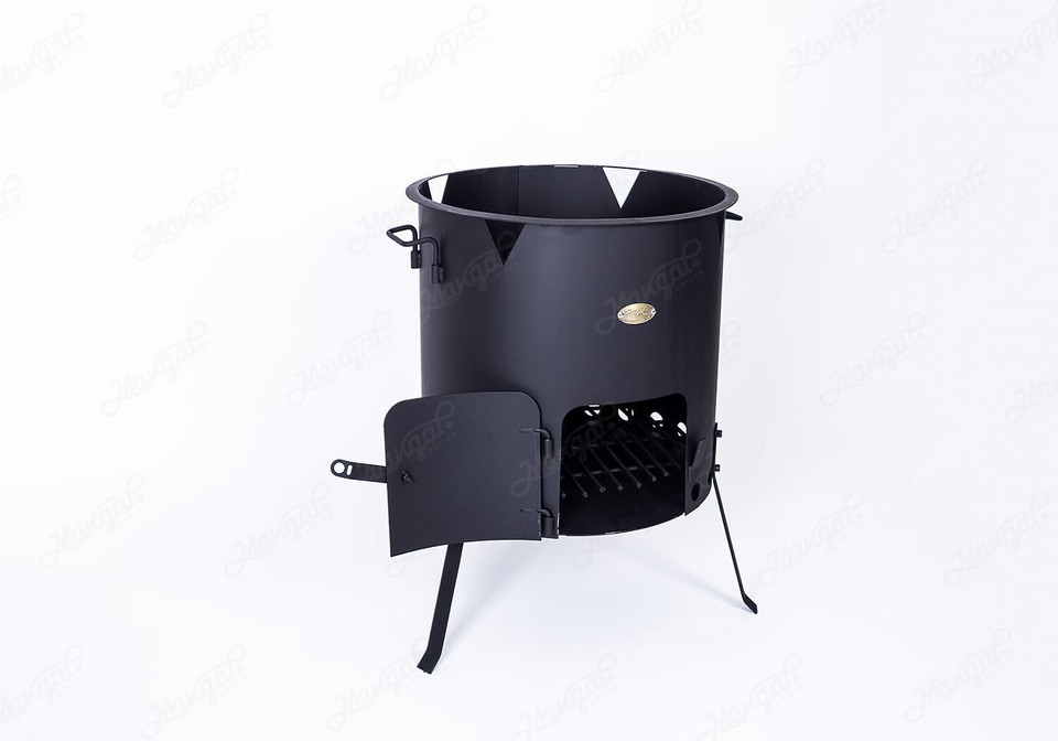 Kazan 100% Cast Iron Authentic Uzbek Cauldron & Oven Uchag Pilaf Plov ...