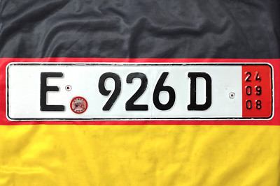 Germany German Export License Plate - Essen, Stadt | eBay