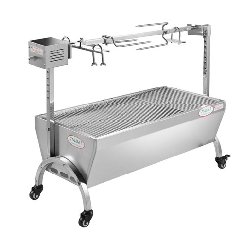 120cm 132LBS Hog Roast Machine BBQ Spit Roaster Rotisserie Grill ...