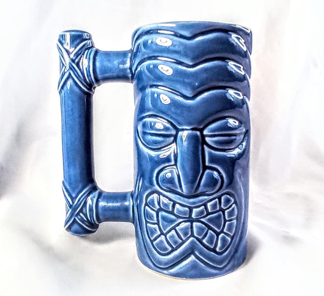 Island Heritage Blue Hawaii Tiki Coffee Mug Cup | eBay