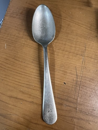 U S MILITARY SPOON.made By Wallace Silver. Markings Are. WALLACE N.S ...