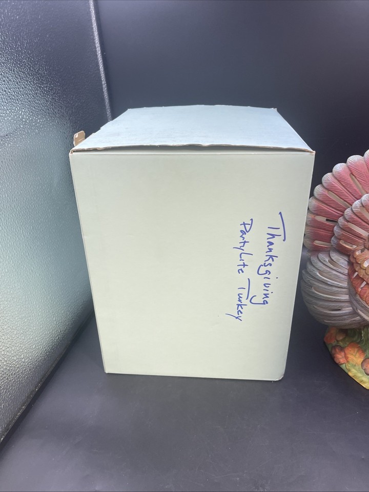 PartyLite 11" Gobbler P7592 Turkey Tea Light Holder Thanksgiving ...