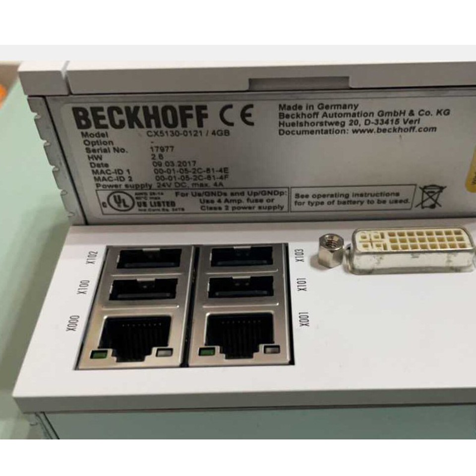 1PCS CX5130-0121 Used For BECKHOFF PLC Module Free Shipping | eBay