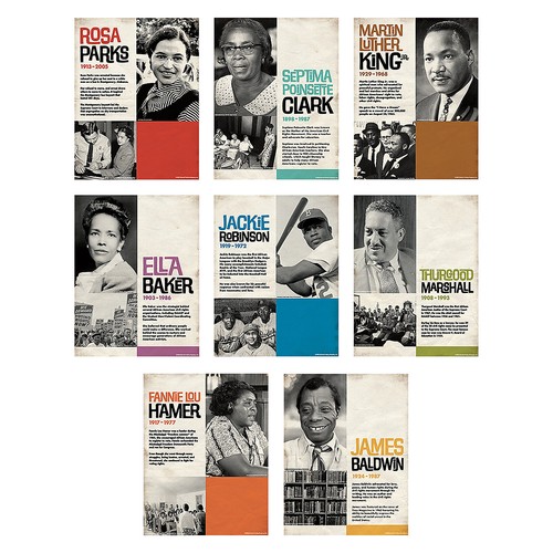 Fun Express Civil Rights Poster Set - 8 Pc | eBay