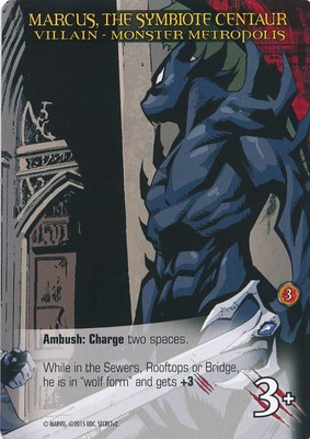 MARCUS THE SYMBIOTE CENTAUR Upper Deck Marvel Legendary VILLAIN MONSTER ...
