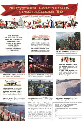 1960 Southern California: Spectacular 60 Vintage Print Ad | eBay