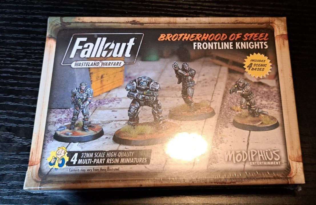 Fallout Wasteland Warfare Brotherhood of Steel Frontline Knights NIB | eBay
