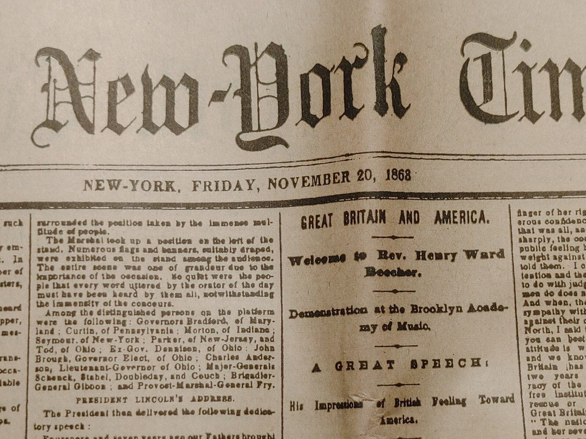 Old Newspaper 1800s British Library Newspaper Archive Puts 300 Years