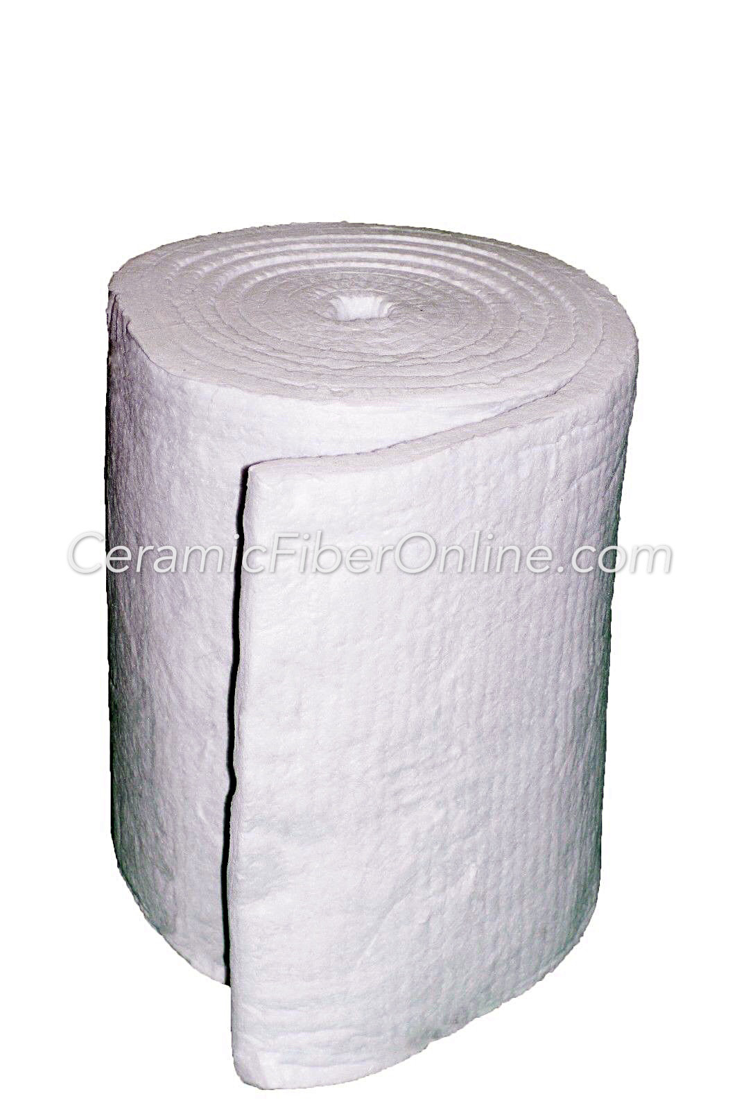 Ceramic Fiber Blanket - 8lb/cu.ft, 1" x 24" x 300" (50 sq.ft /Roll ...