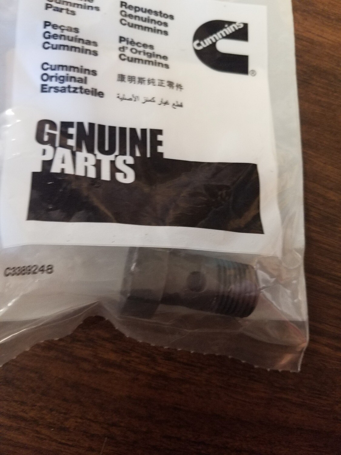 Genuine Cummins 4919057 Screw Banjo Connector for sale online | eBay