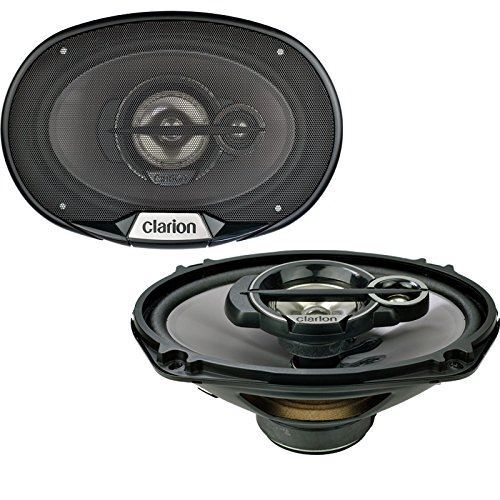 CLARION SRG6933R 900 Watts a Pair 6x9 6"x 9" 3 Way Coaxial Car Van Door ...