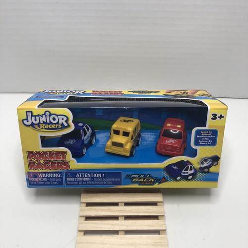 Pull Back Power Cars Junior Racers Pocket Racers Ages 3+ 698143261411| eBay