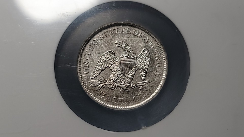 1861-O CSA Obverse Die Crack Set Half Dollar 50c SS Republic WB 102 WB ...