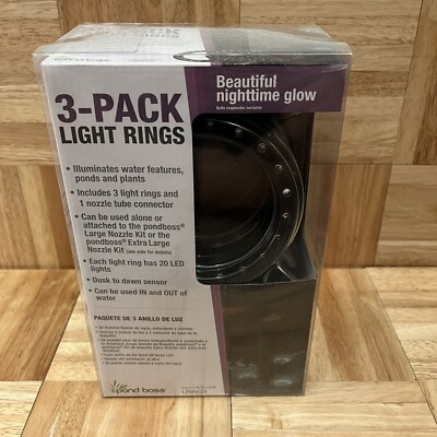 Pond Boss 3-Pack Light Rings | eBay