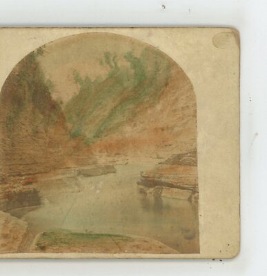 Trenton Falls The Chasm New York NY Stereoview | eBay