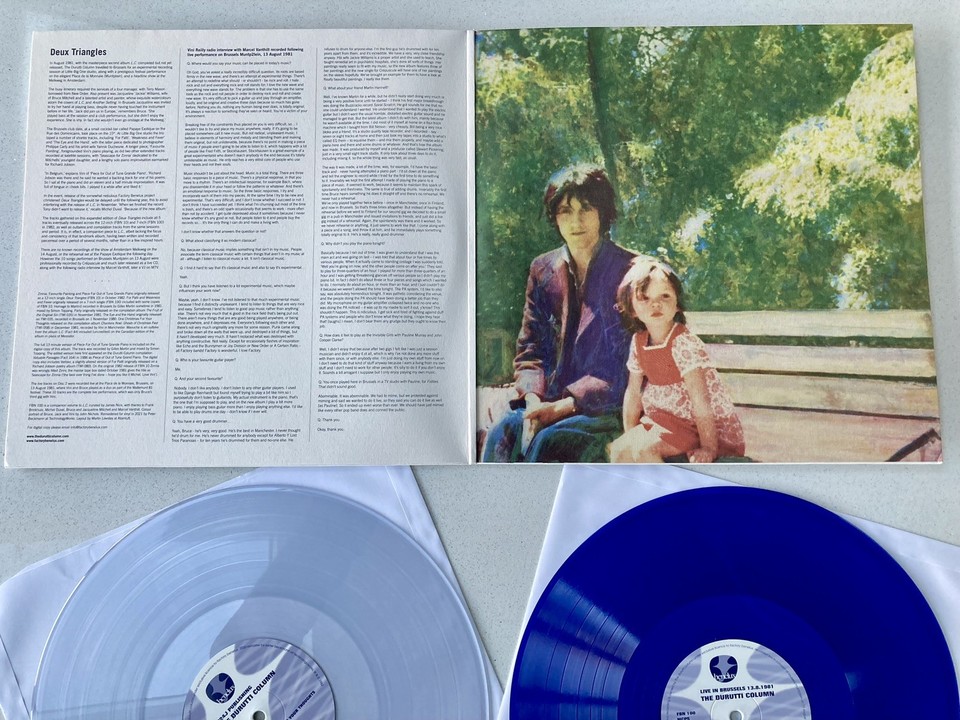 Durutti Column - Deux Triangles - Limited Edition RSD 2021 2LP Blue Vinyl | eBay