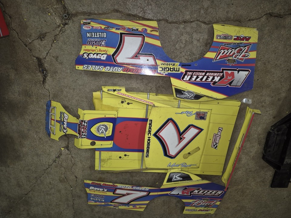 MUDBOSS 1/10 SCALE RC Traxxis Slash RC Body's. (Devin Moran & #7yellow ...